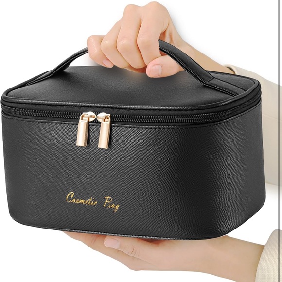 Makeup | Preppy Makeup Bag Travel Cosmetic Bags For Women Zip Pouch ...